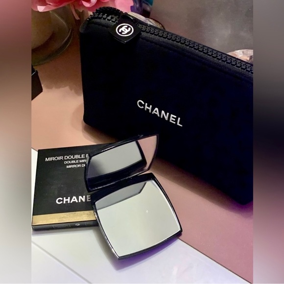 CHANEL | Makeup | Chanel Double Sided Compact Makeup Mirror | Poshmark